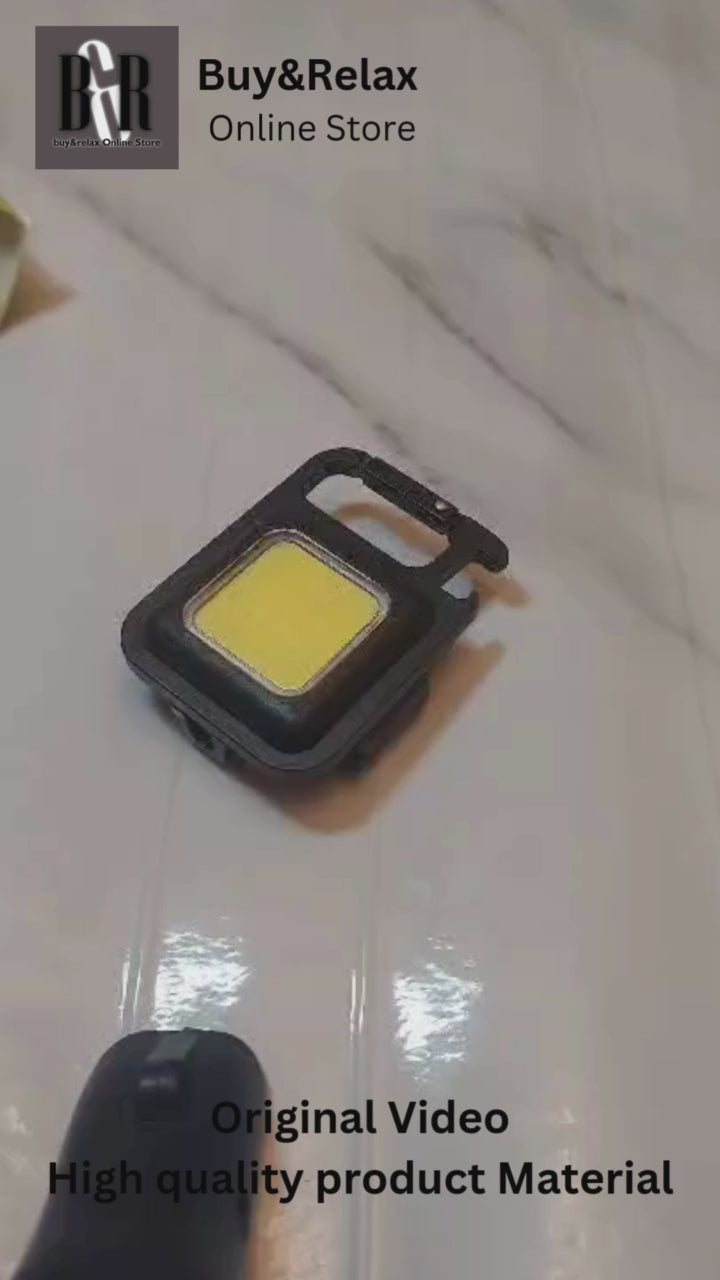 Rechargeable Keychain COB Light – buy&relax
